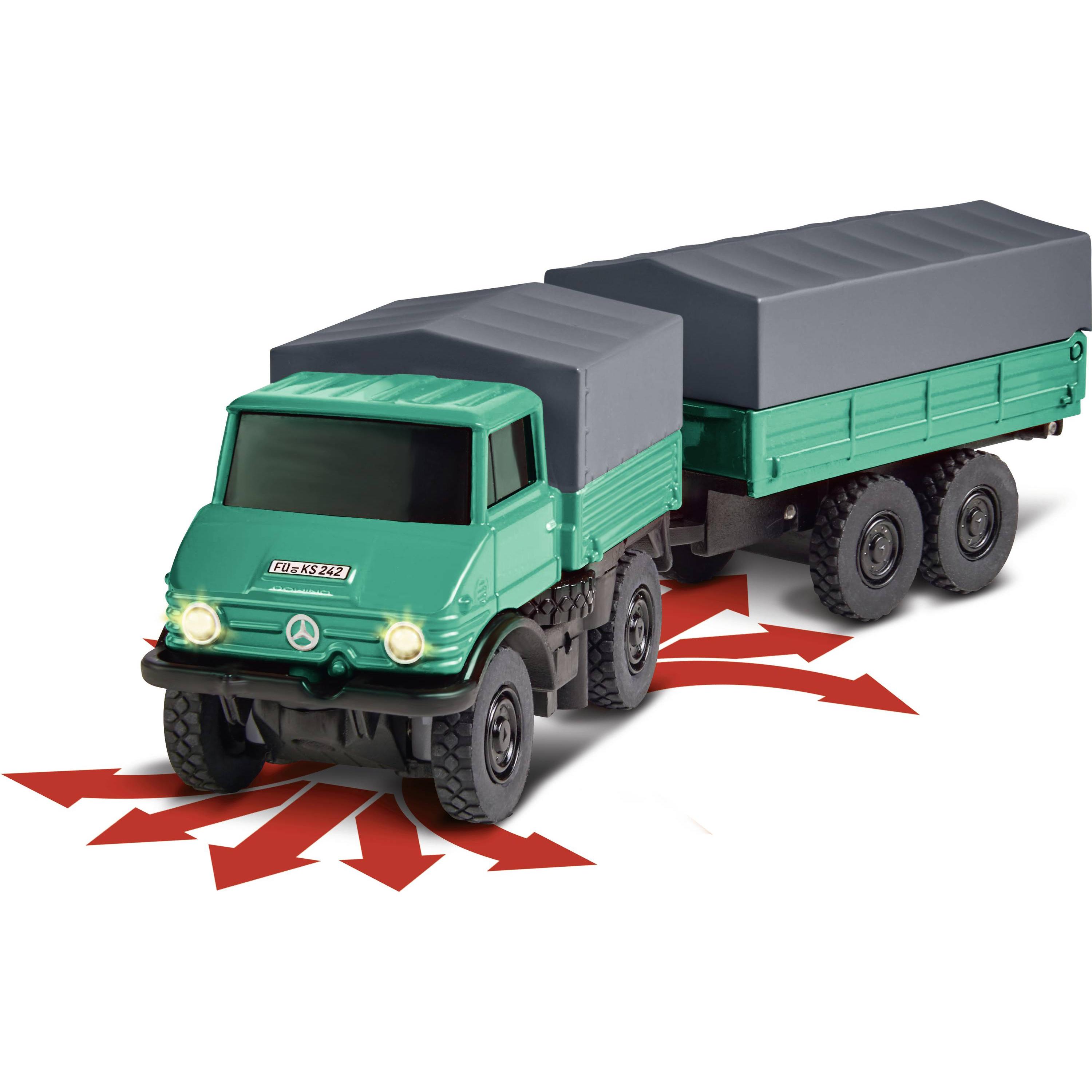 Carson Modellsport 500504165 MB Unimog Forst mit Hänger 1:87 RC model ...