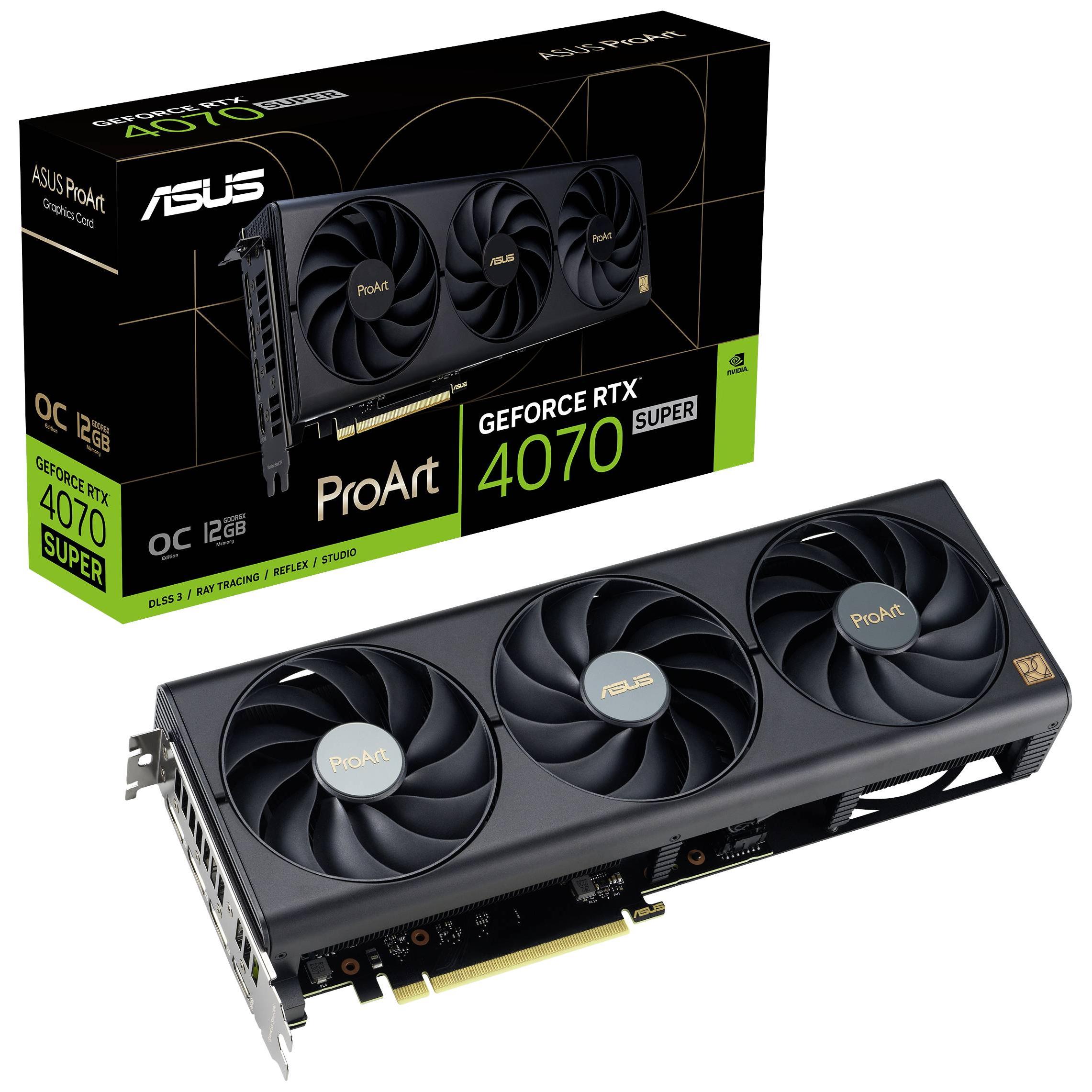 Asus grafická karta Nvidia GeForce RTX 4070 Super ProArt OC 12 GB ...