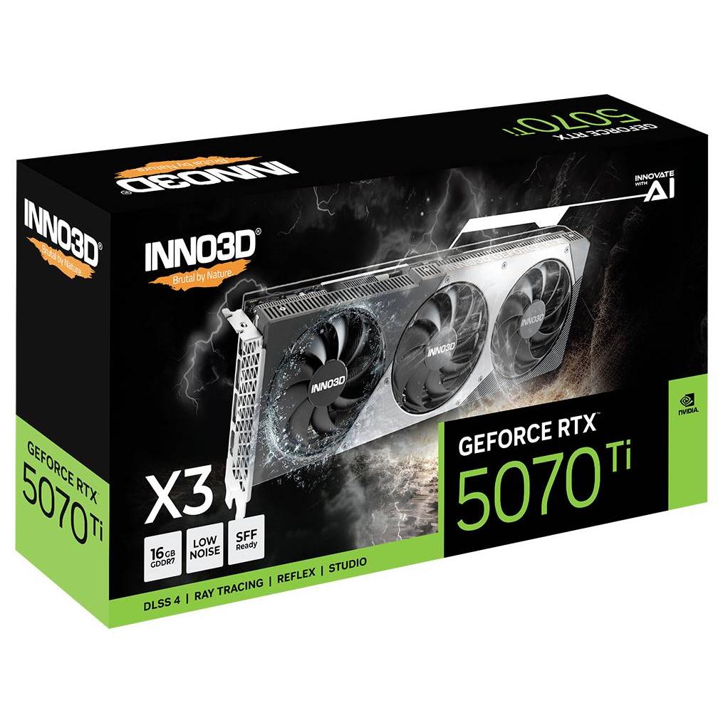Inno 3D grafická karta Nvidia RTX 5070 Ti RTX™ 5070 Ti X3 OC 16 GB ...