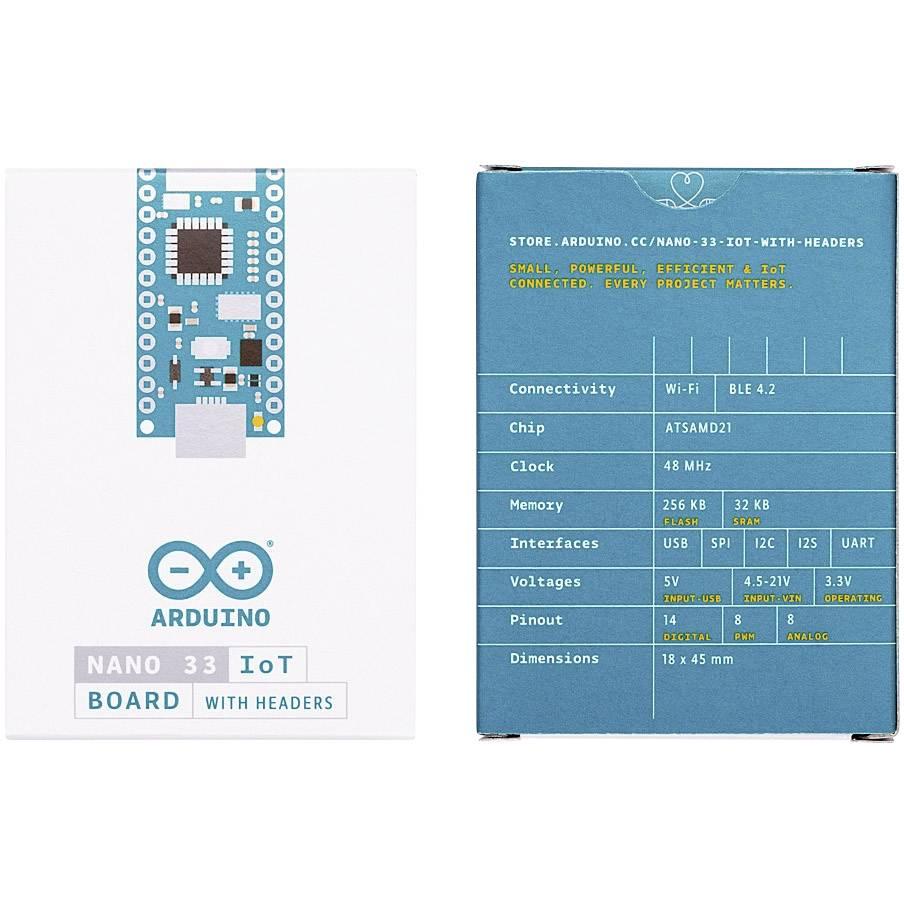 Arduino ABX00032 deska Nano 33 IoT with headers Nano : Půhy.cz