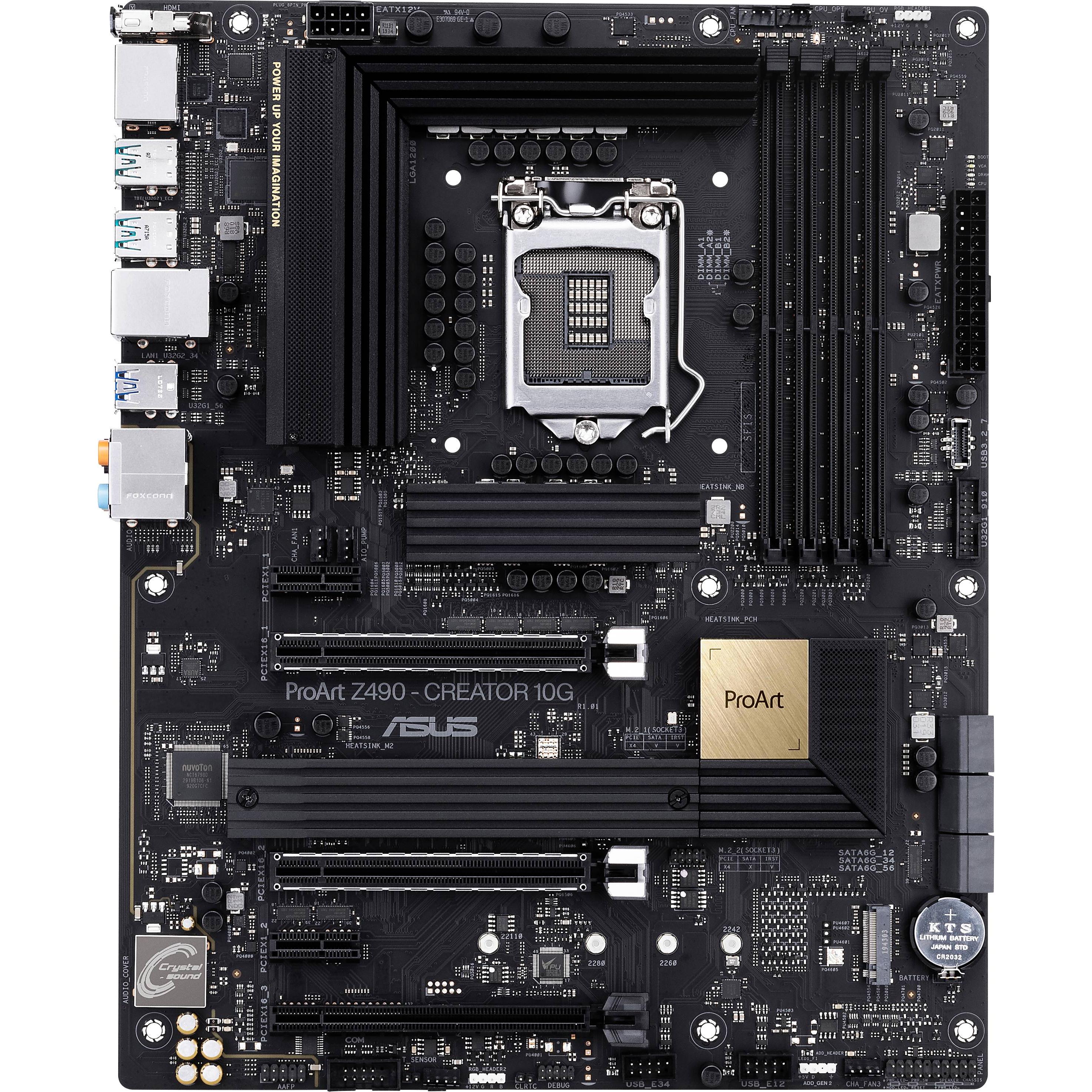 Základní deska Asus PROART Z490-CREATOR 10G Socket (PC) Intel® 1200 ...