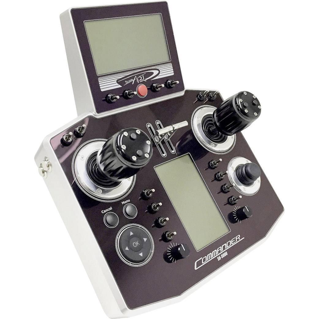 ScaleArt COMMANDER SA-5000 RC panelové dálkové ovládání 2,4 GHz Kanálů ...