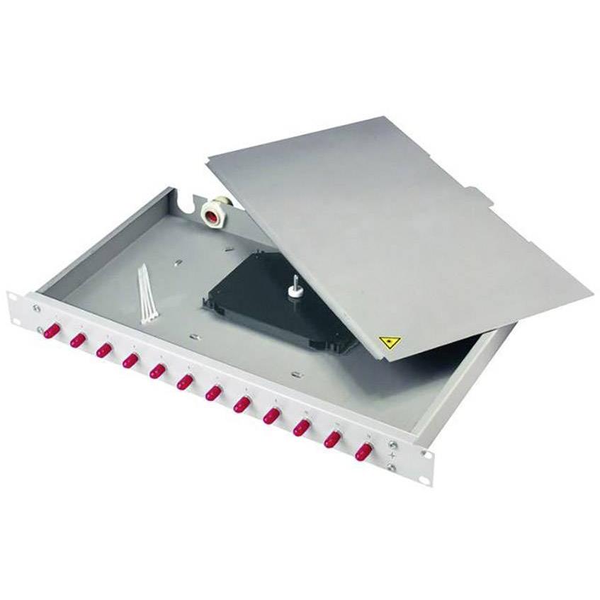 Telegärtner 100021884 LWL patch panel 12 portů ST 1 U : Půhy.cz