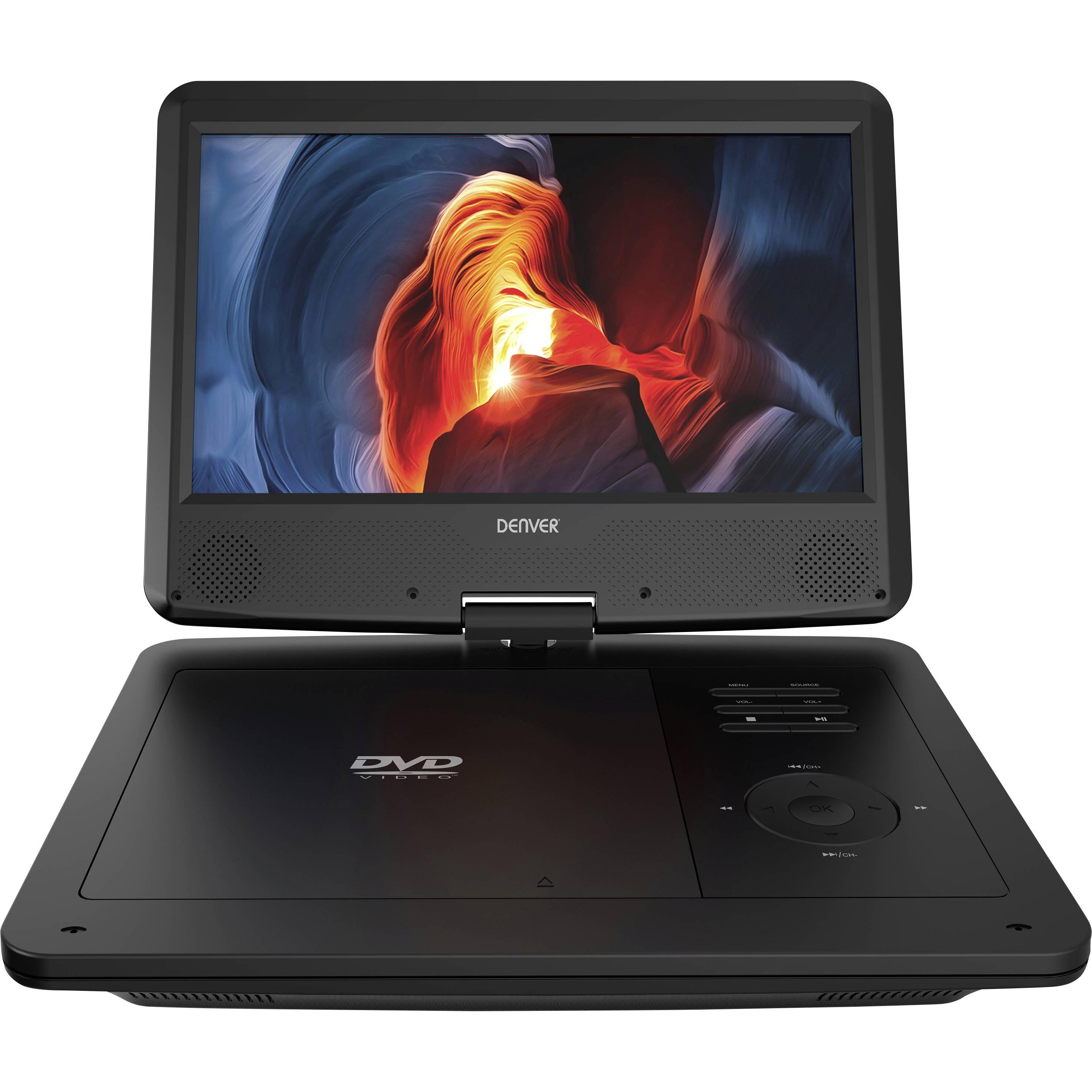 Denver MT-1087T2H Přenosná TV s DVD přehrávačem 25 cm 10.1 palec ...