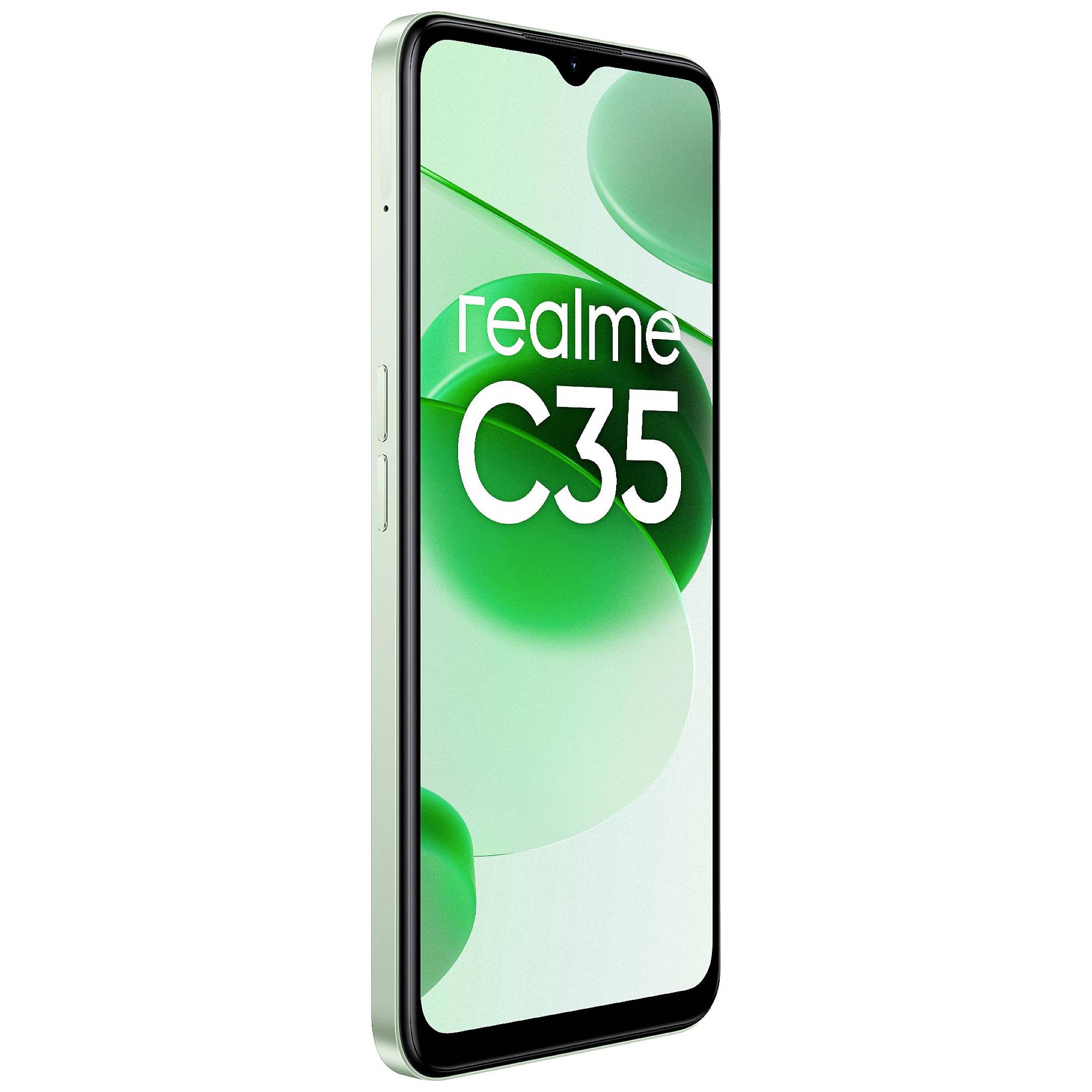 Realme C35 smartphone 128 GB 16.8 cm (6.6 palec) zelená Android ™ 11 ...